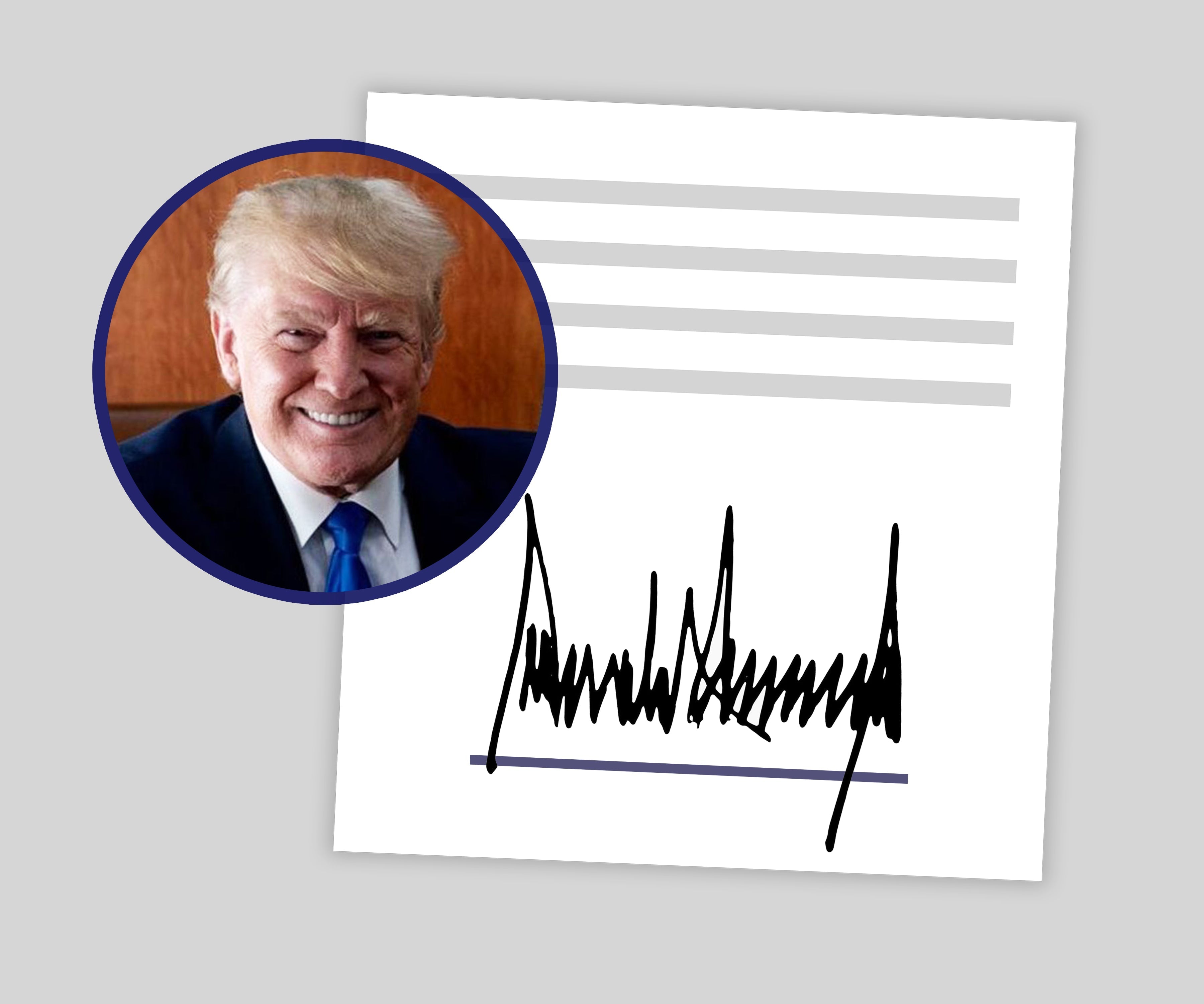 Donald Trumps Unterschrift: Was sagt sie über ihn aus? | Artlogo
