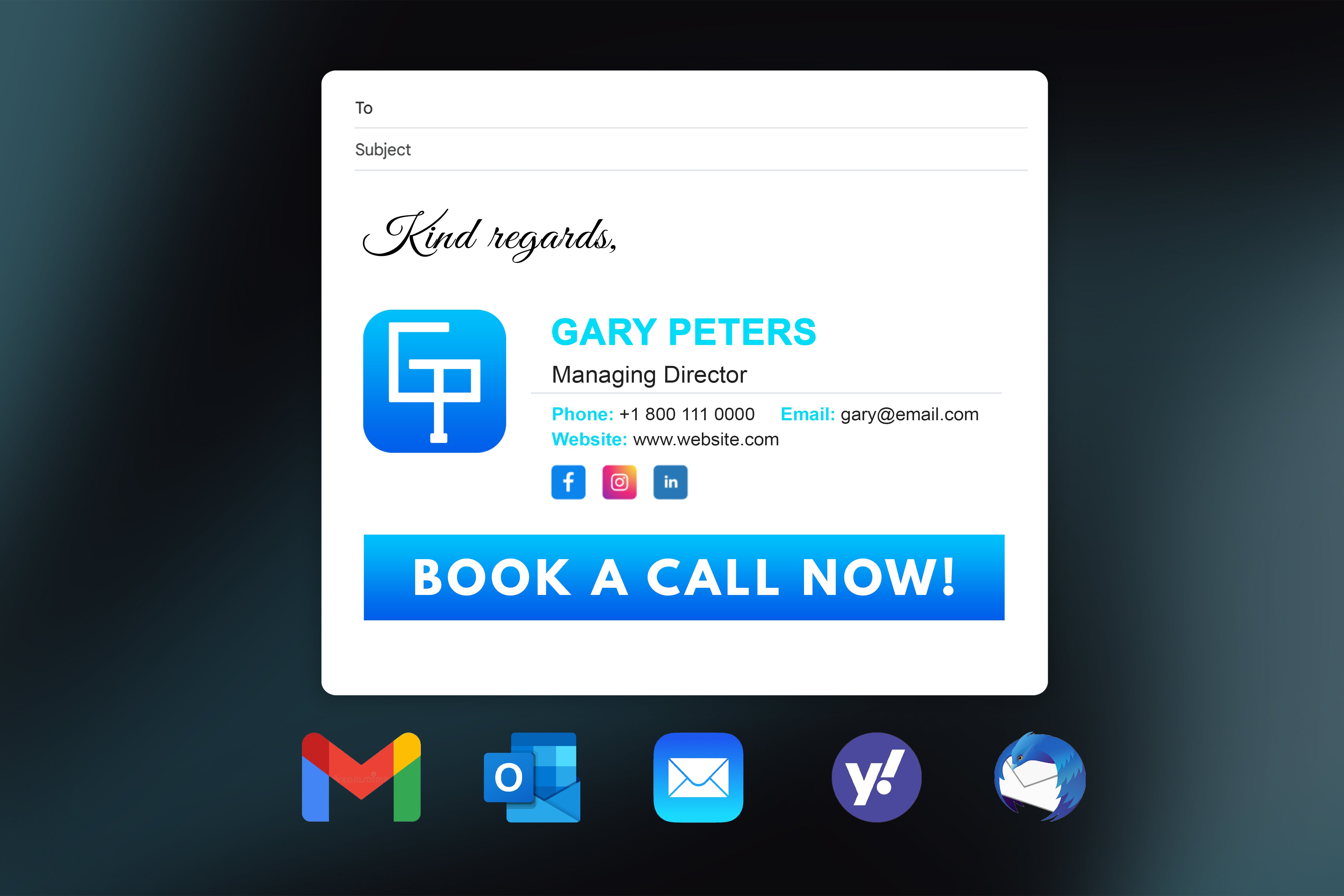 Email Signature Size: Dimensions and Placements | Artlogo