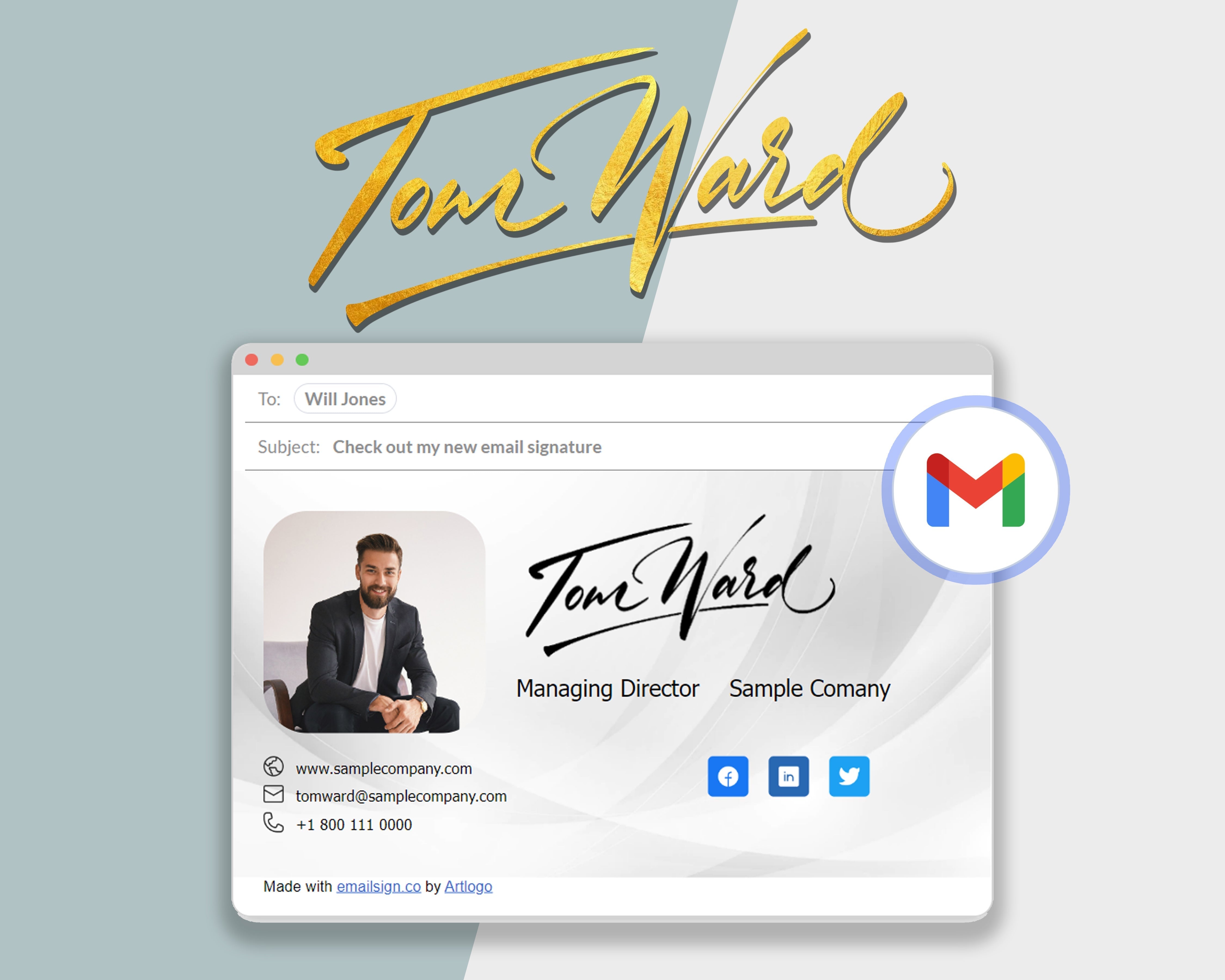 Cómo agregar múltiples firmas en Gmail y cambiar entre ellas – Artlogo
