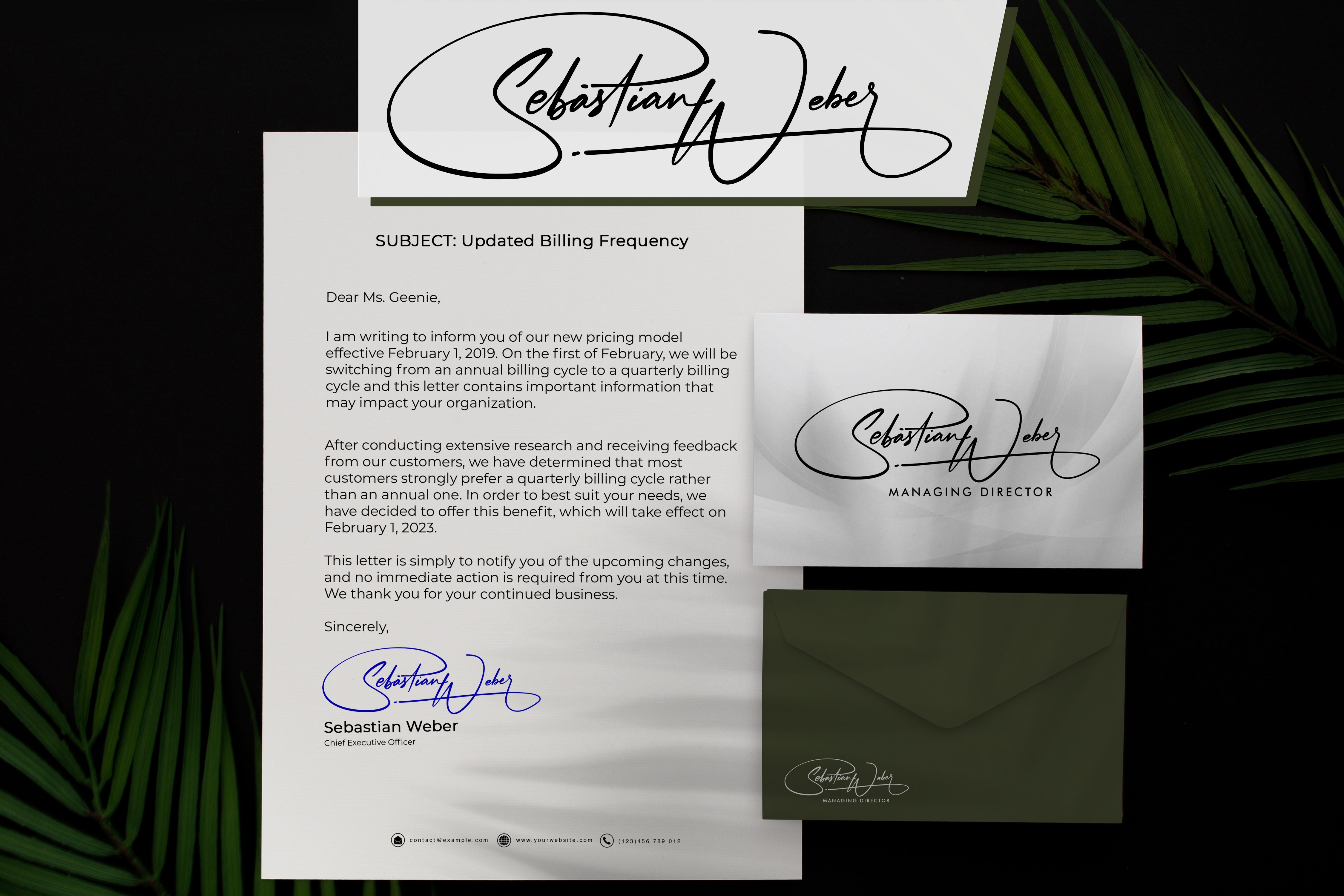 Wie man einen Brief unterschreibt | Artlogo