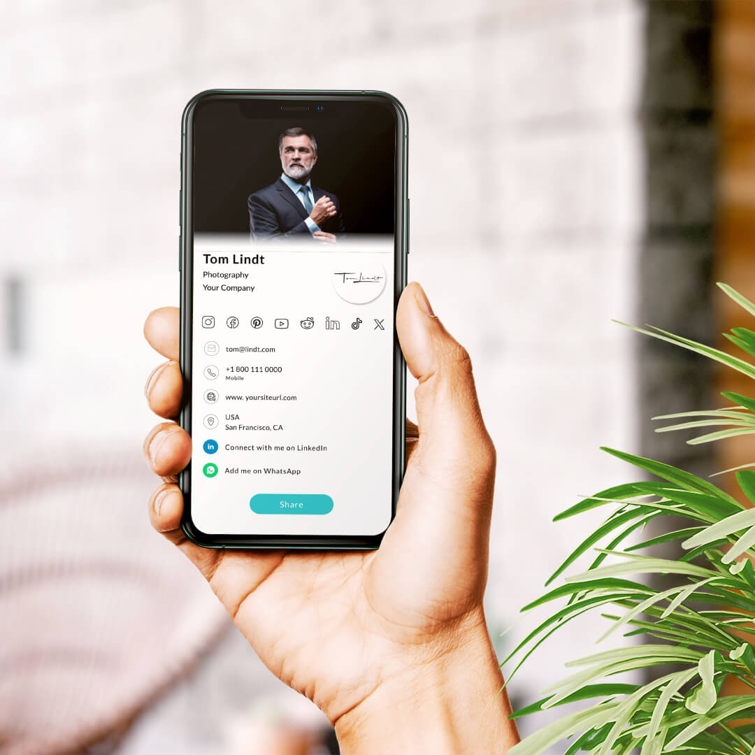 ᐅ Digital Business Card Maker | Professional Virtual Business Card ...