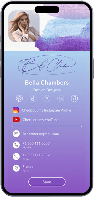 ᐅ Digital Business Card Maker | Professional Virtual Business Card ...